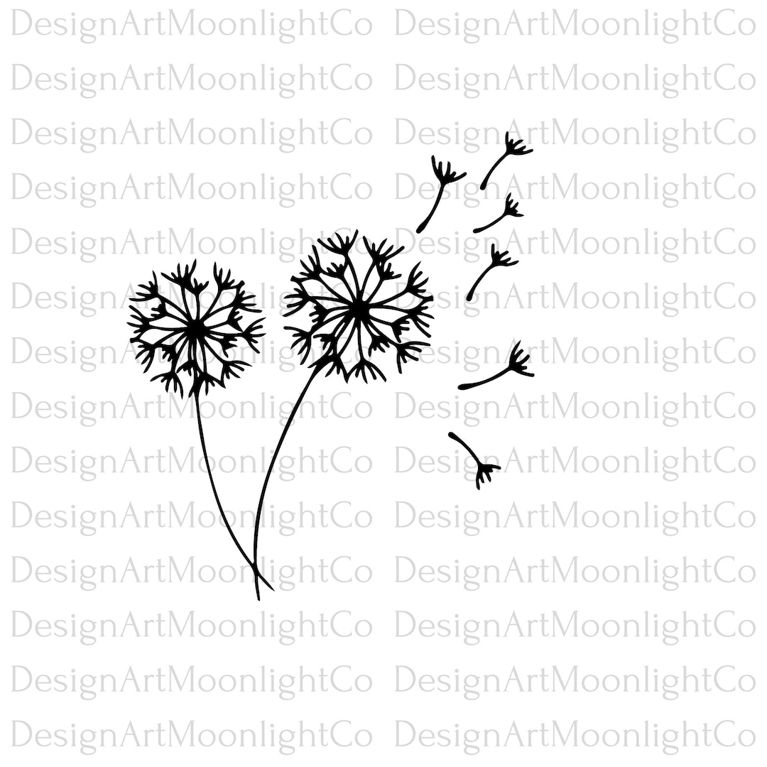 Dandelion SVG PNG Dandelions Svg Bundle Instant Download - Etsy