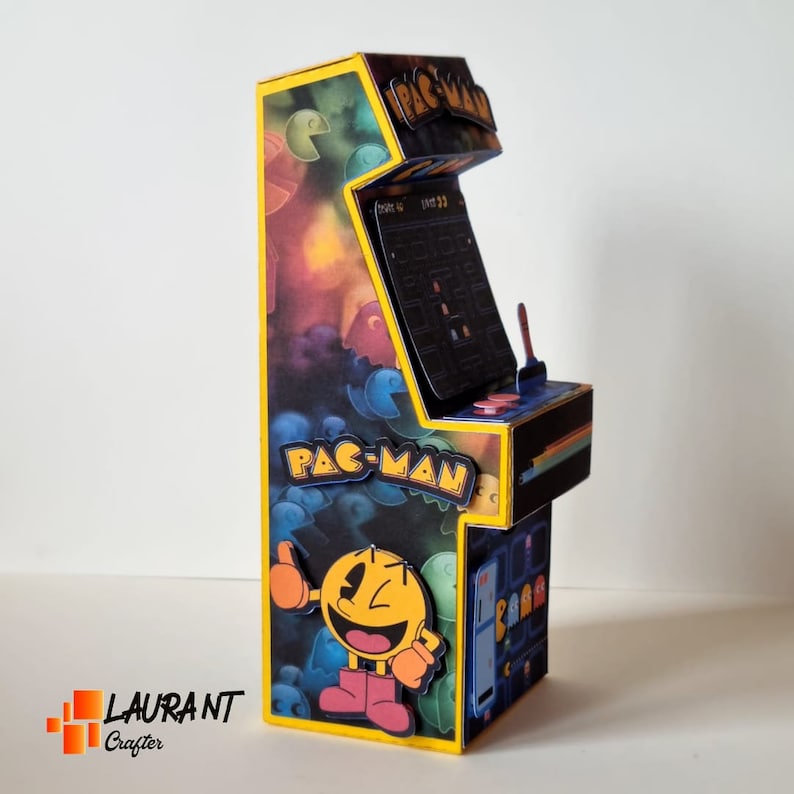 Arcade Machine Box, Arcade Box Digital File in .studio and SVG Format ...