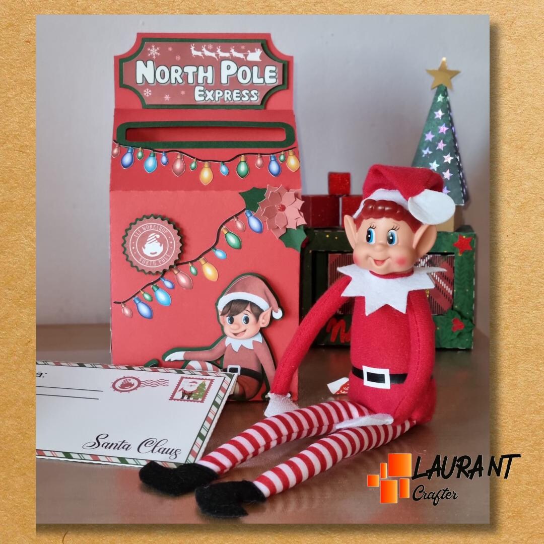 Naughty Elf Mailbox, Digital File in .studio and SVG Format - Etsy