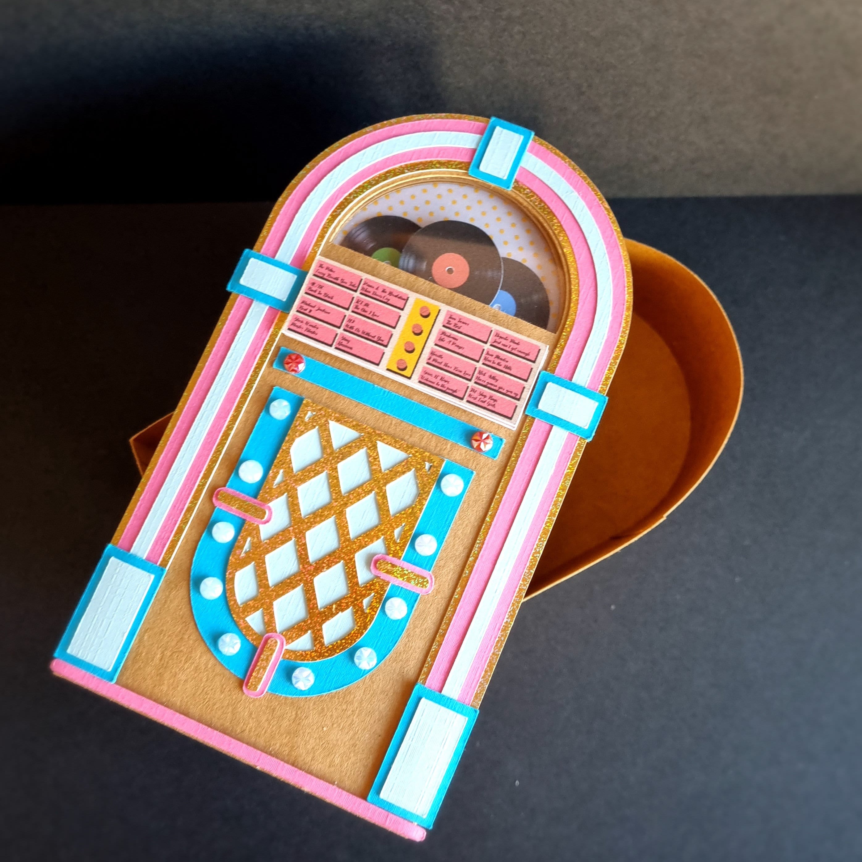 Jukebox Box, Box in the Shape of an Old Jukebox, .studio and SVG ...