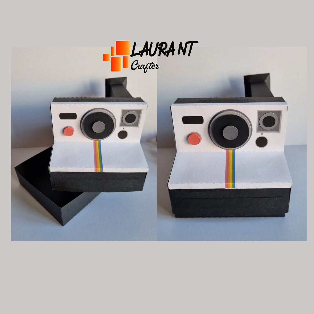 Polaroid Camera Box, Digital File in .studio, SVG and PDF Formats - Etsy