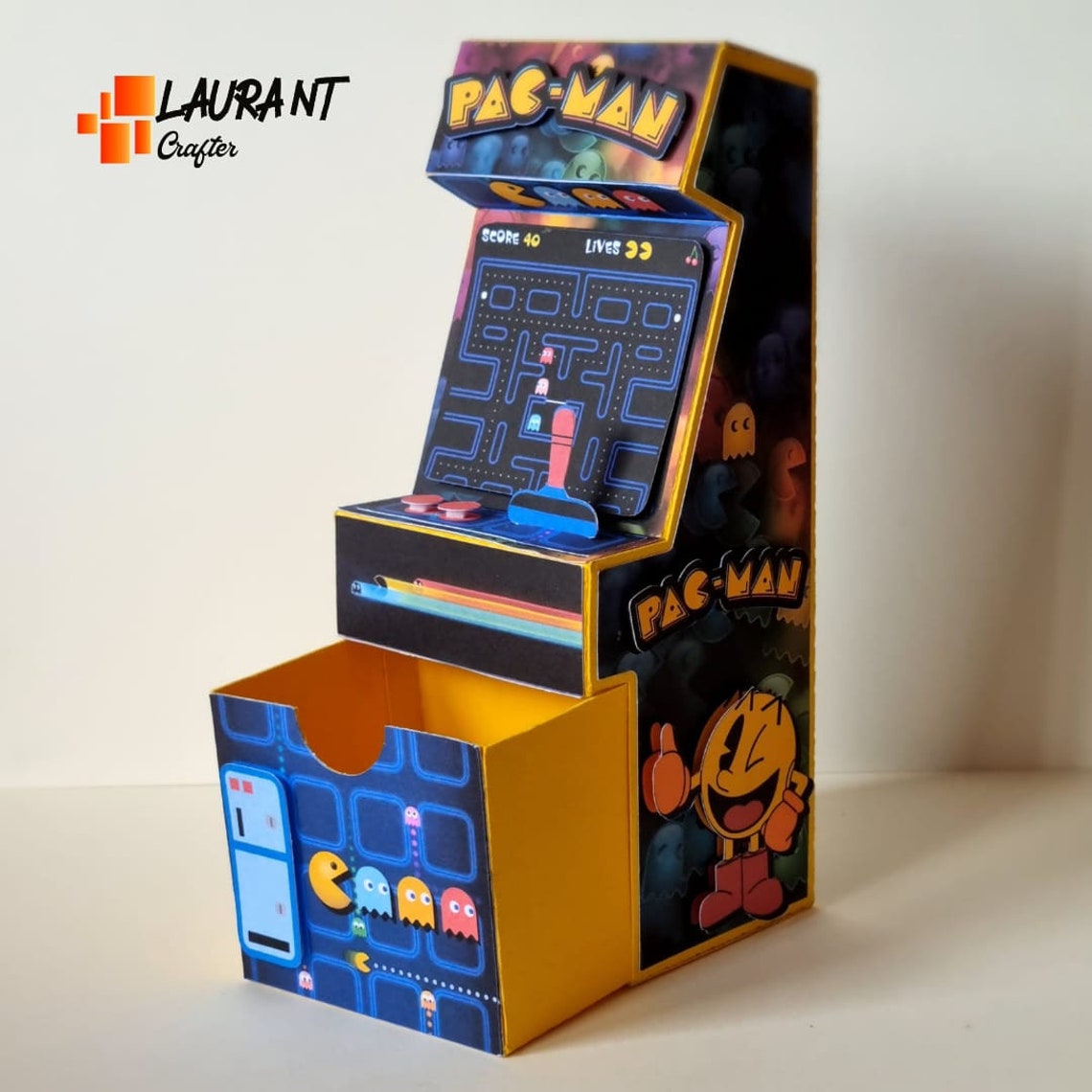 Arcade Machine Box, Arcade Box Digital File in .studio and SVG Format ...