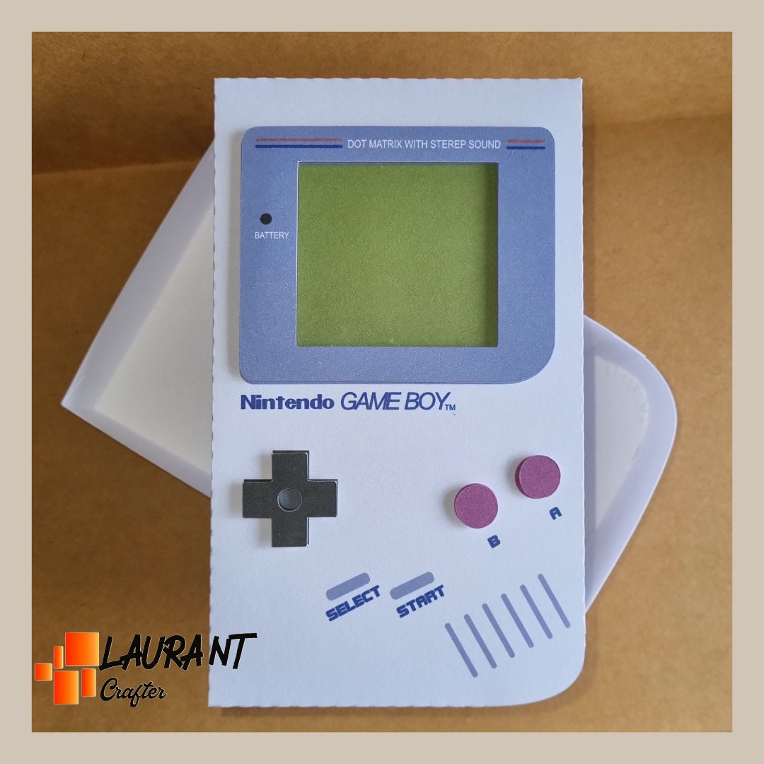 Game Boy Box, Custom Box, Cut File in SVG and .studio Formats Designs ...