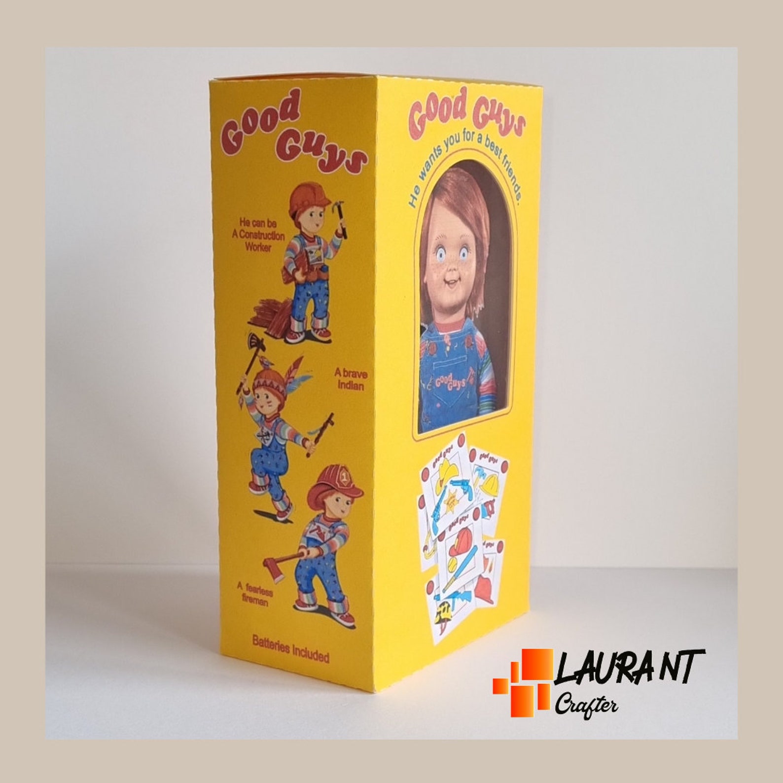 Chucky Box, Child's Play Box, .studio and SVG Cutting Files, PNG, PDF ...