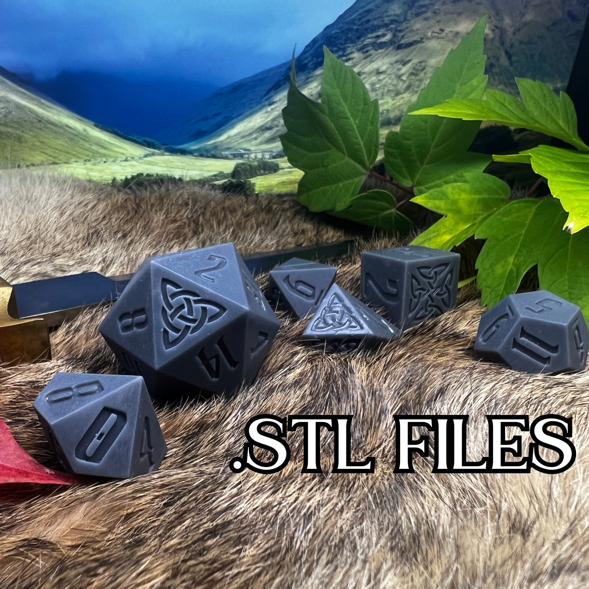 Celtic Dice Master STL Files - Etsy