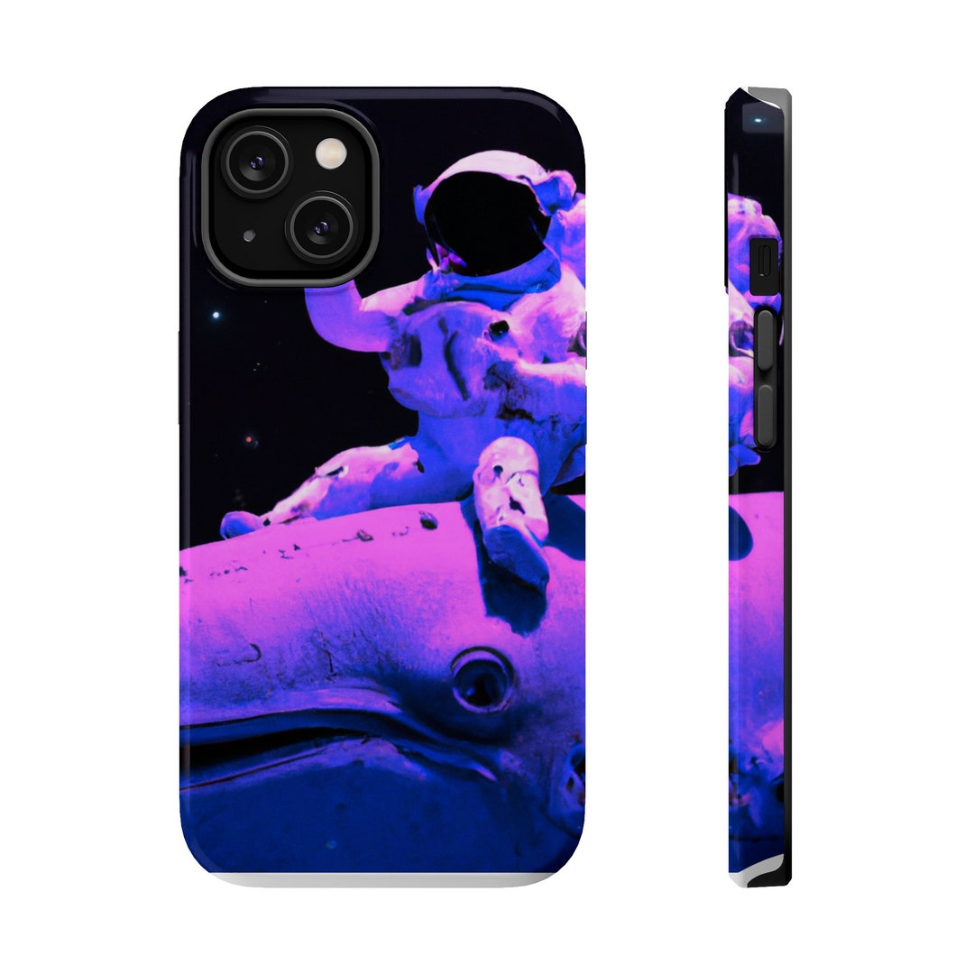 Cosmic Voyage: Magsafe Tough Case With Astronaut & Whale - Etsy