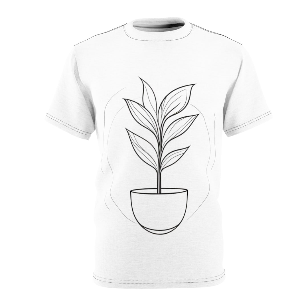 Minimalistic Plant T Shirt Botanic Tee Hipster Shirt - Etsy