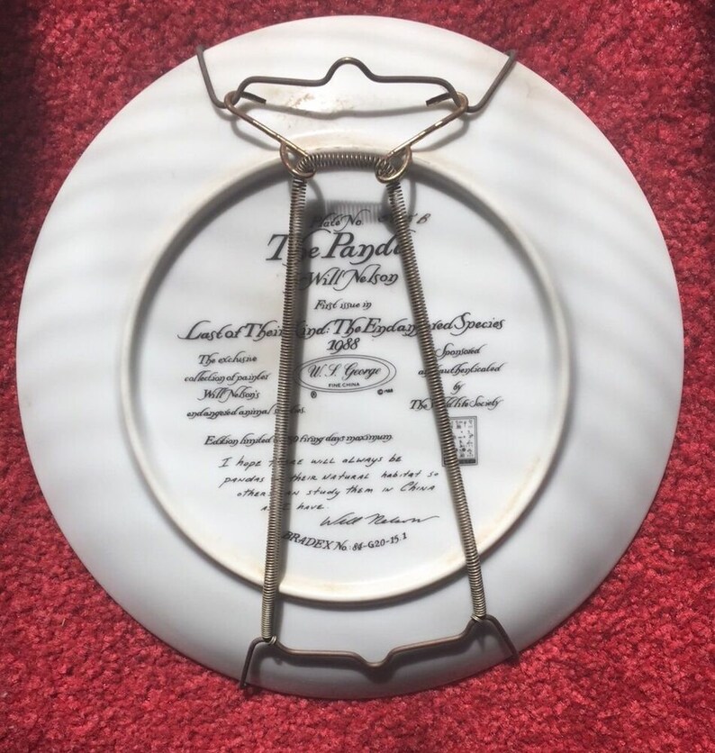 The Panda Collector Plate - Etsy