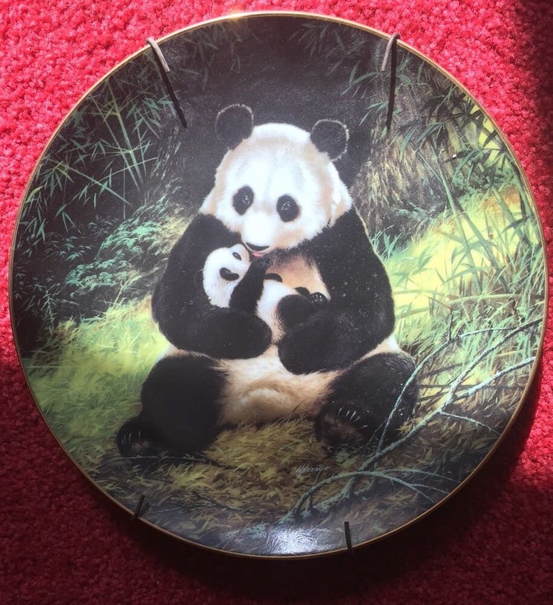 The Panda Collector Plate - Etsy