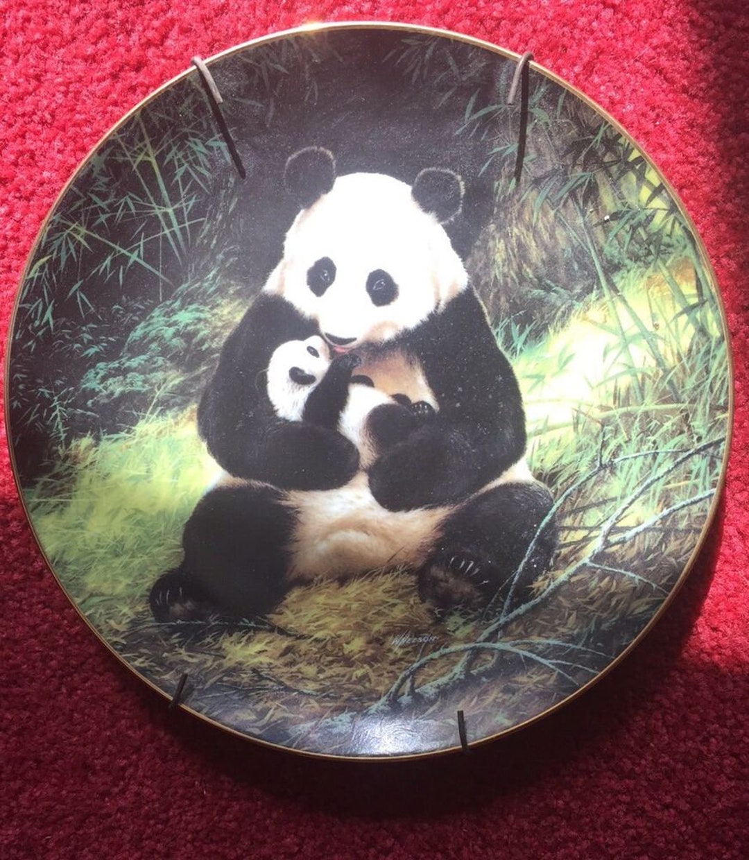 The Panda Collector Plate - Etsy