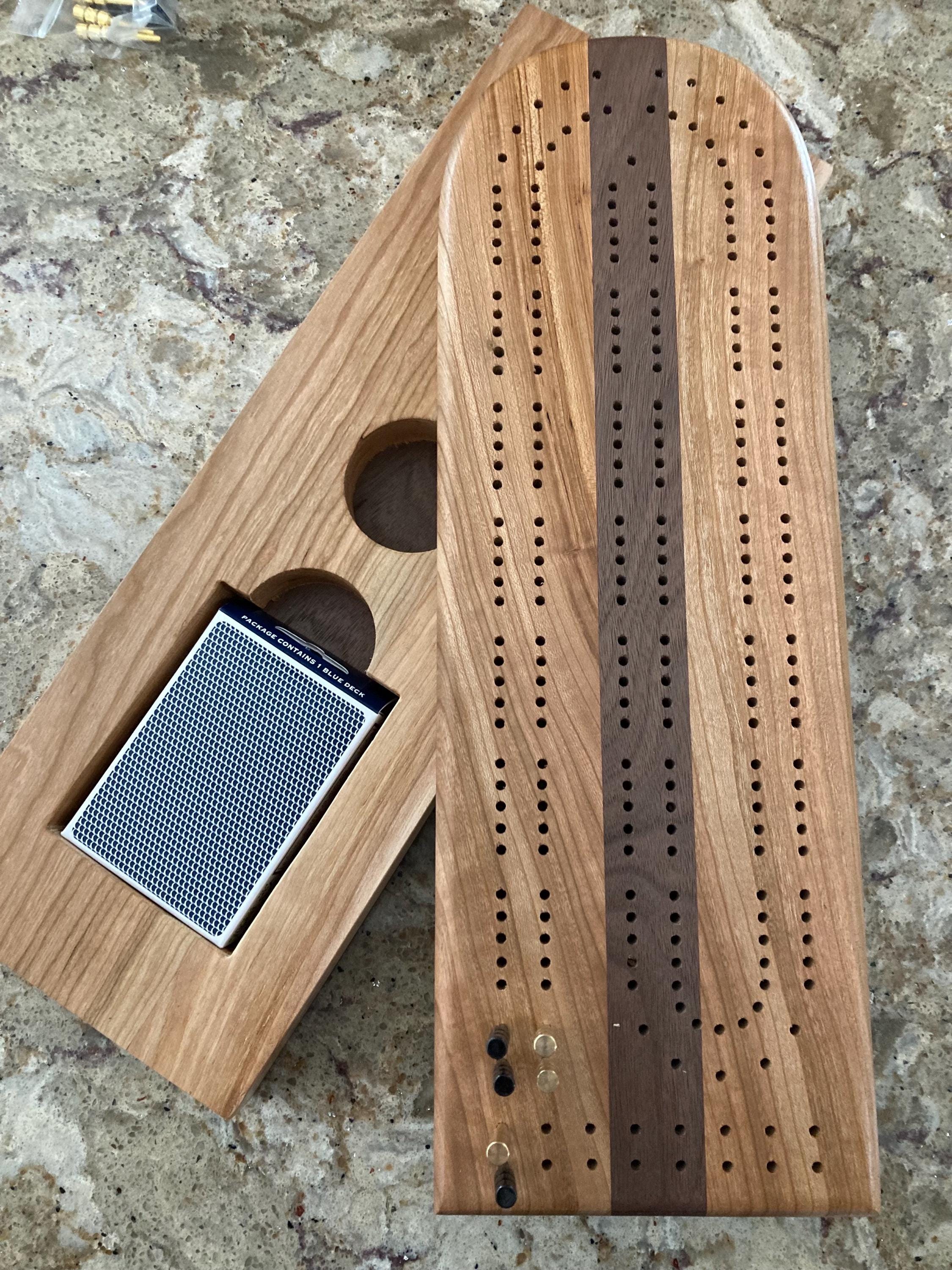 Handmade Cribbage Boards-games-father’s Day, Christmas, Birthday Gift ...