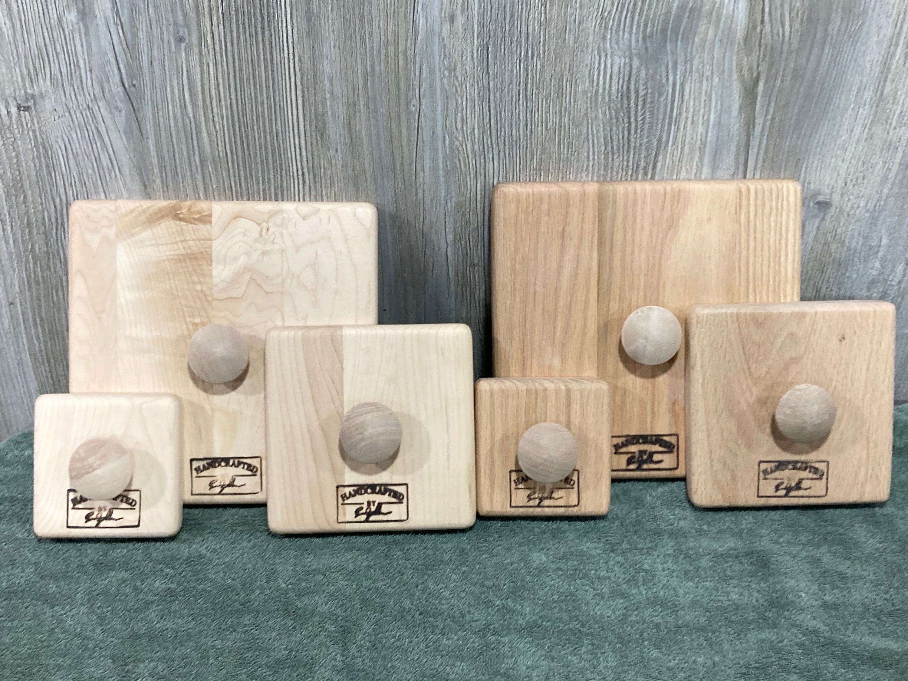 Quilter’s Clappers - Set of 3 - Quilter’s Tools - Solid Maple or Red ...