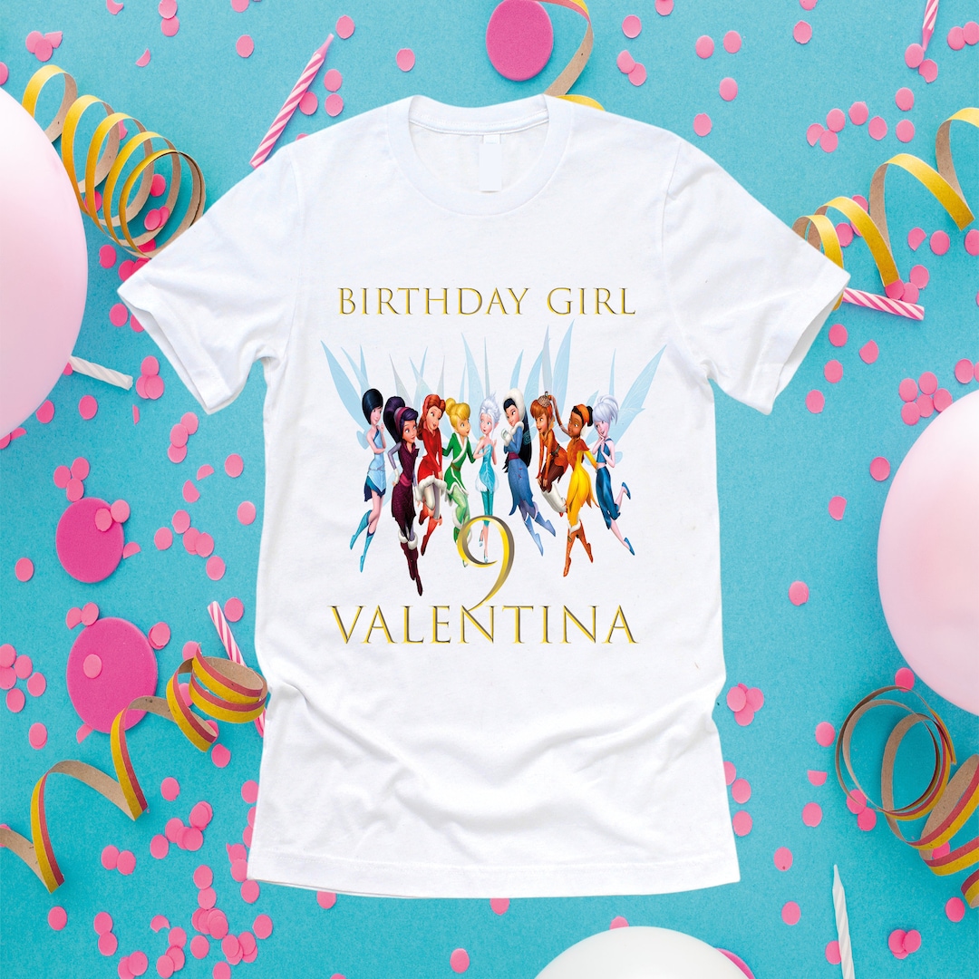 Tinker Bell Birthday Shirt, Tinker Bell Custom Shirt Birthday, Tinker ...