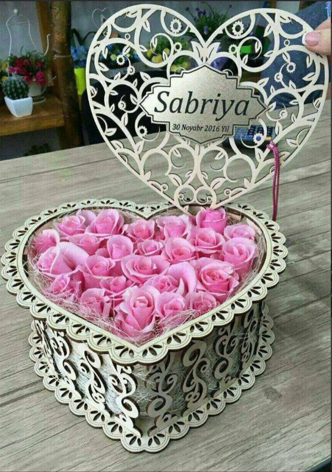 3D Heart Box With Lid: Laser Cut CNC File (digital Download) - Etsy