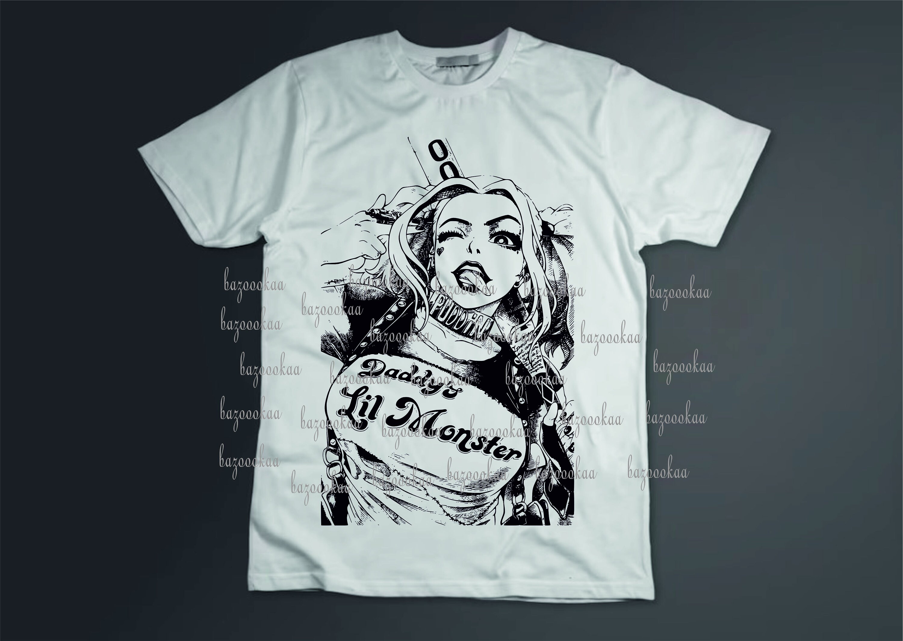 Harly Quinn Vetcor Design Svg Png Pdf Ai Eps Cut File for T-shirt ...