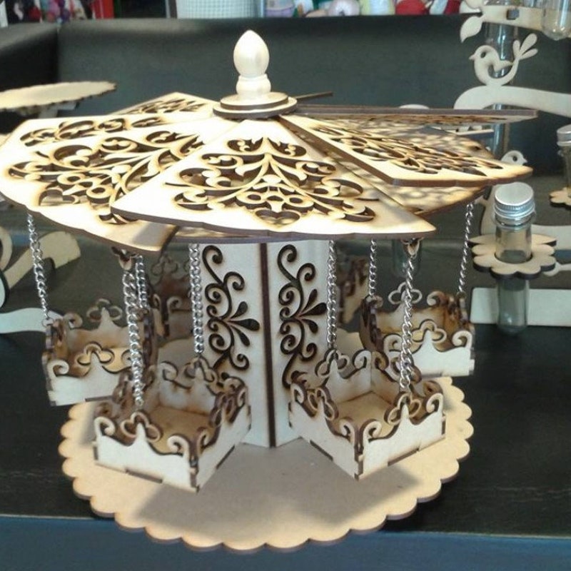 3d Carousel Svg - Etsy