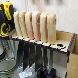 3D Tool Storage Rack Cut File: Workshop Organizer Design (digital ...