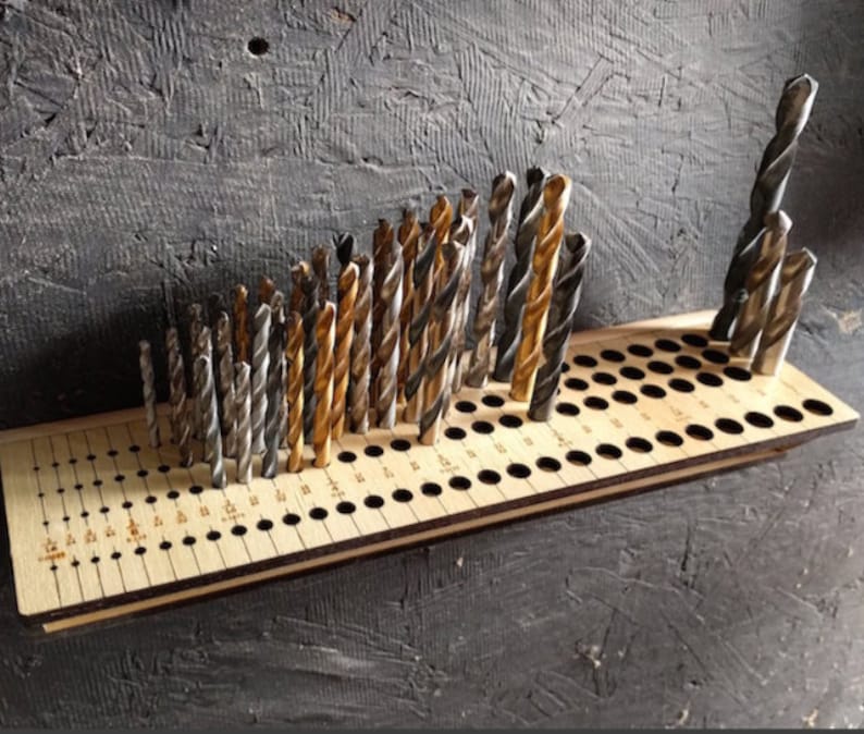 Cut Drill Bit 3D Organizer File Vector 3D Puzzle Wooden Cdr Dxf Cut ...