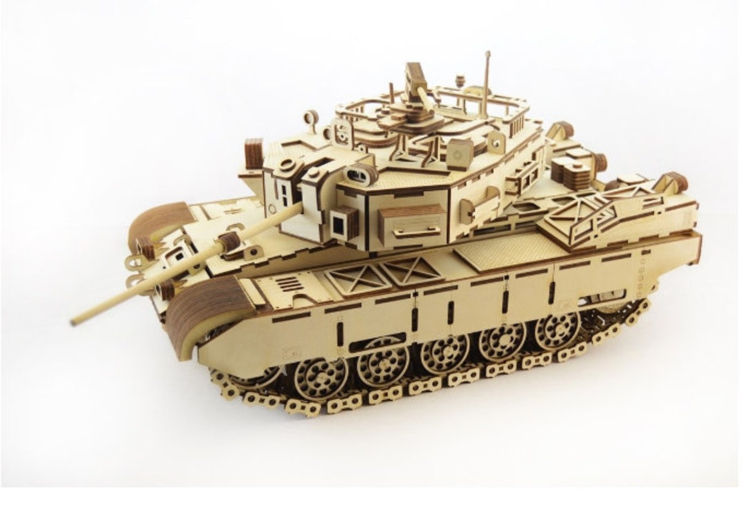 3D Wooden Tank Puzzle: CNC Laser Cut File (digital Download) - Etsy