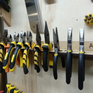 3D Tool Storage Rack Cut File: Workshop Organizer Design (digital ...