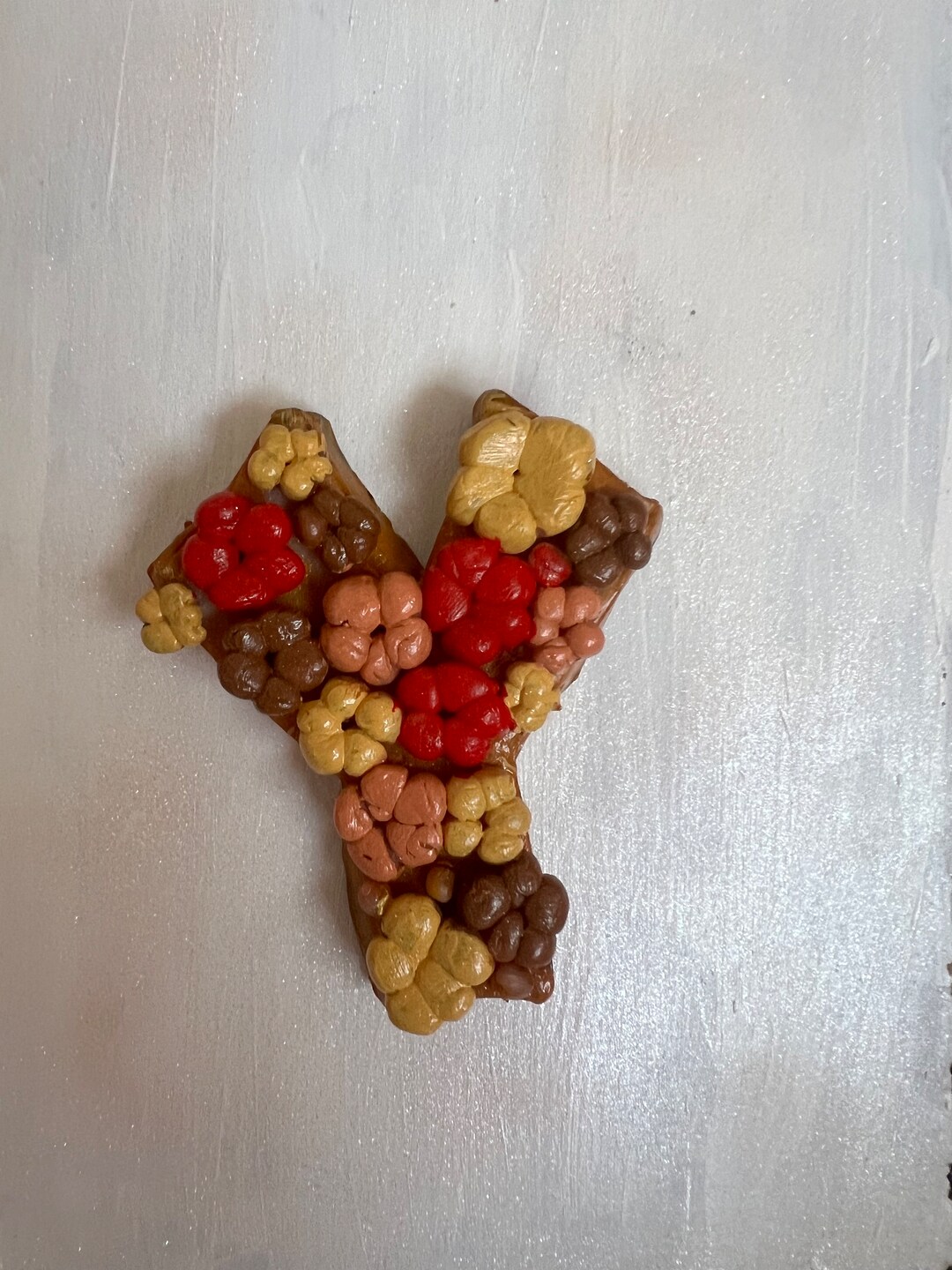 Letter Y Clay Figure - Etsy