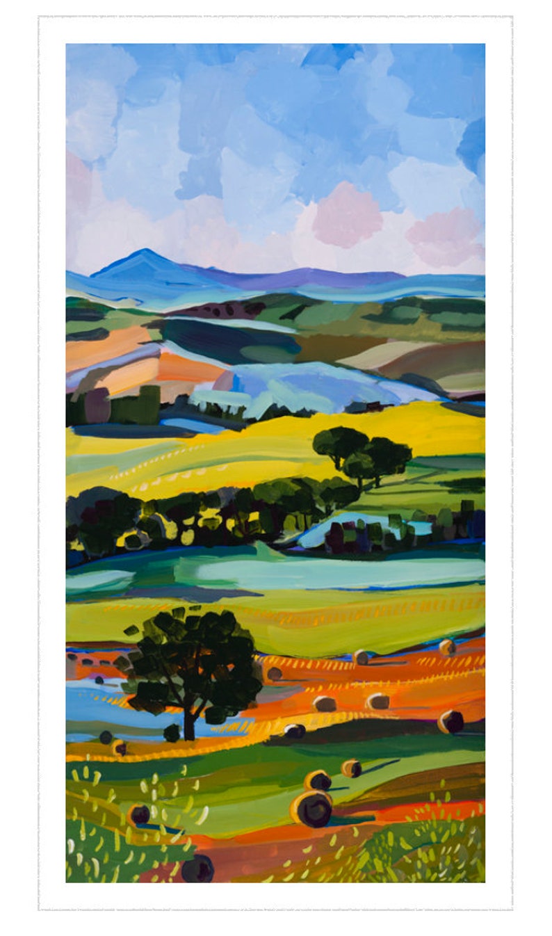 Hay Bales High Quality Giclee Paper Print - Etsy