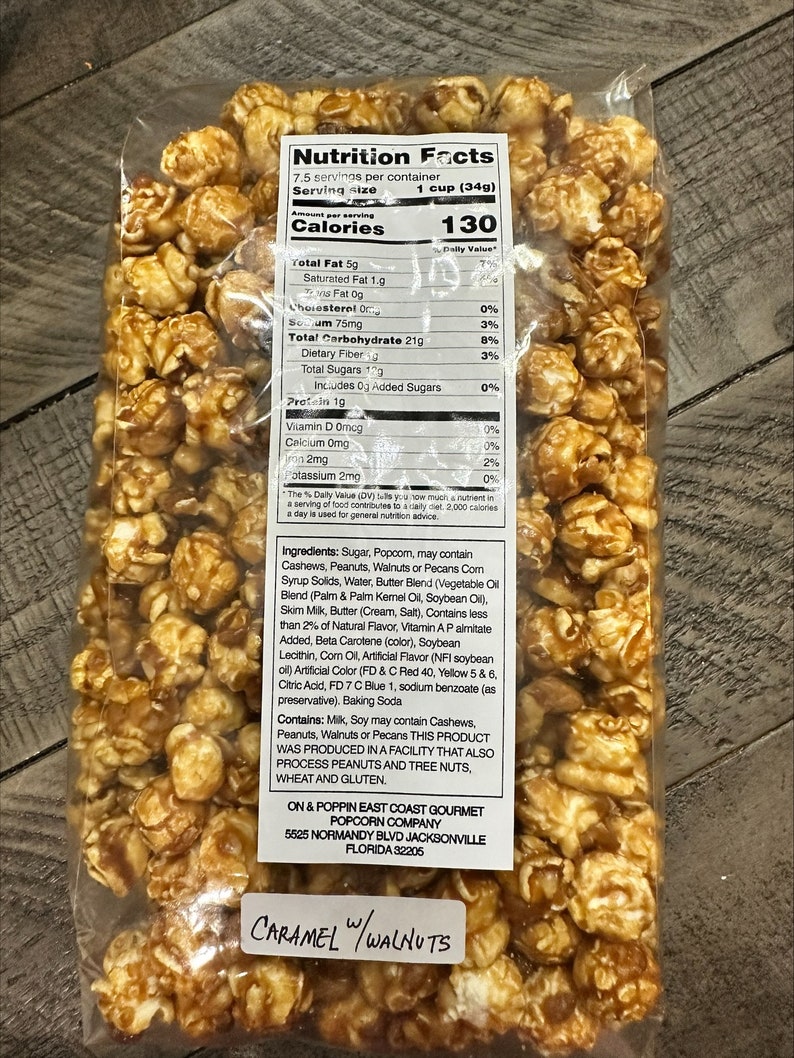 Caramel Peanuts Popcorn - Etsy