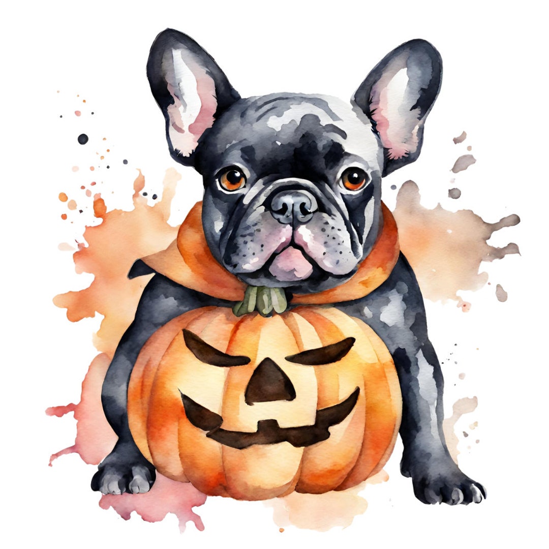 Frenchie Halloween Digital Download - Etsy