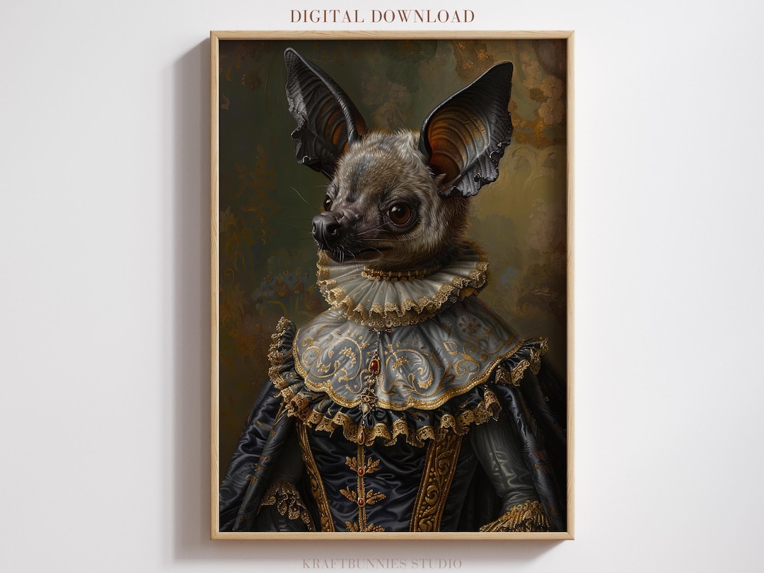 Victorian Bat Art Print: Gothic Home Decor (digital Download) - Etsy
