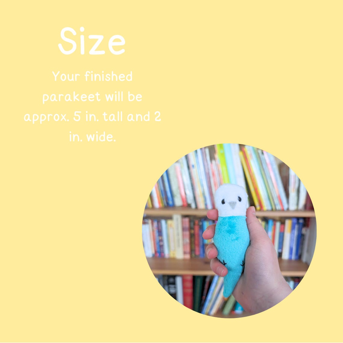 Baby Parakeet Sewing Pattern - PDF Digital Download - Plush Sewing DIY ...