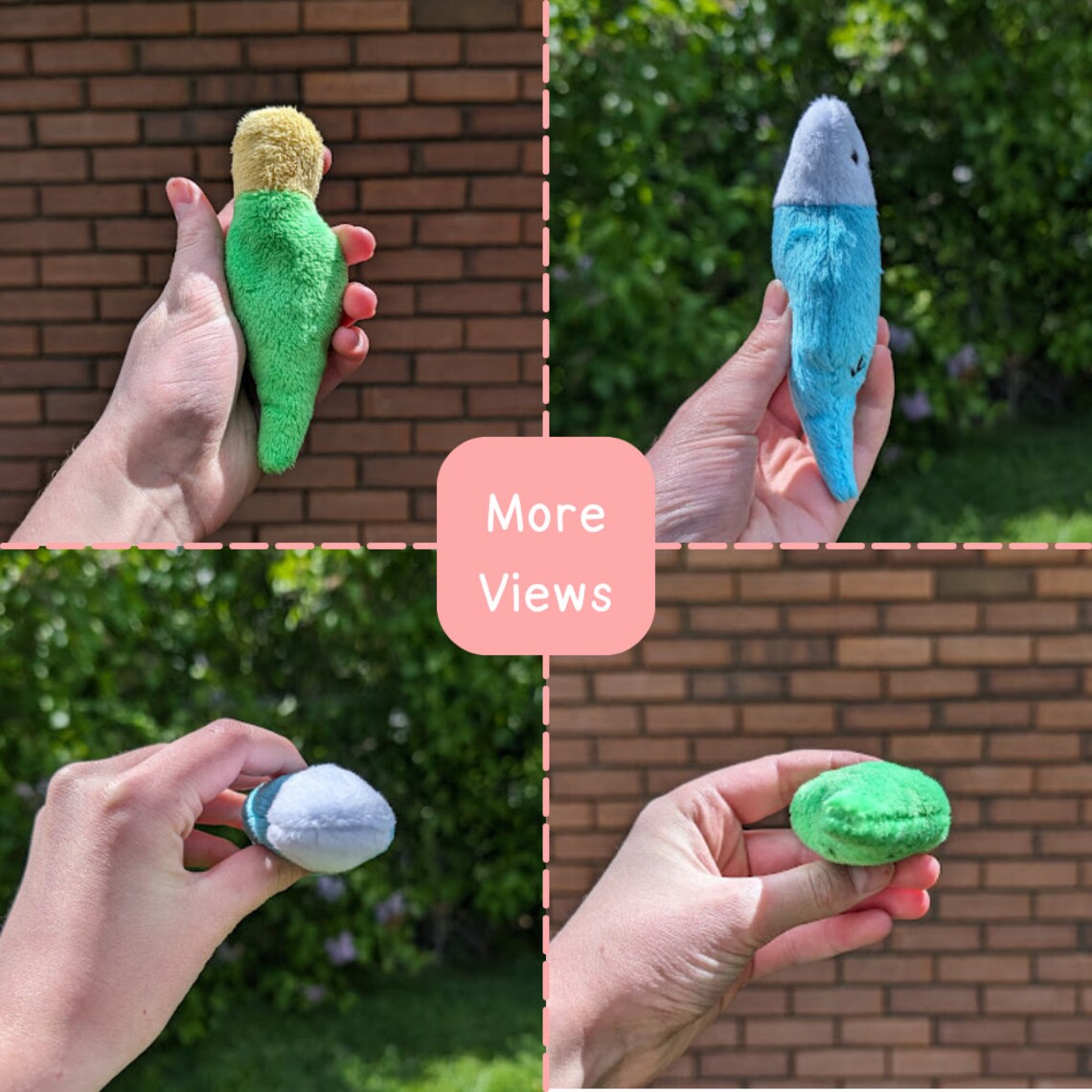 Baby Parakeet Sewing Pattern - PDF Digital Download - Plush Sewing DIY ...