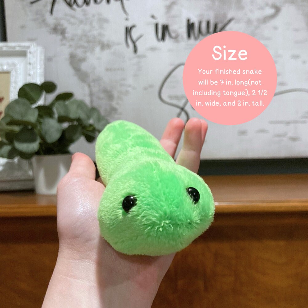 Pudgy Snake Sewing Pattern PDF Digital Download Plush Sewing DIY ...