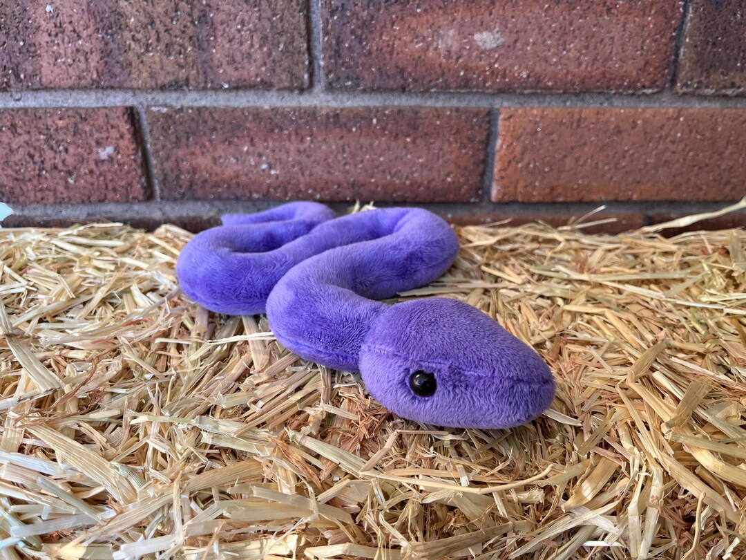 Custom Snake Plush - Weighted Beanie - Choose Your Own Colors - Etsy