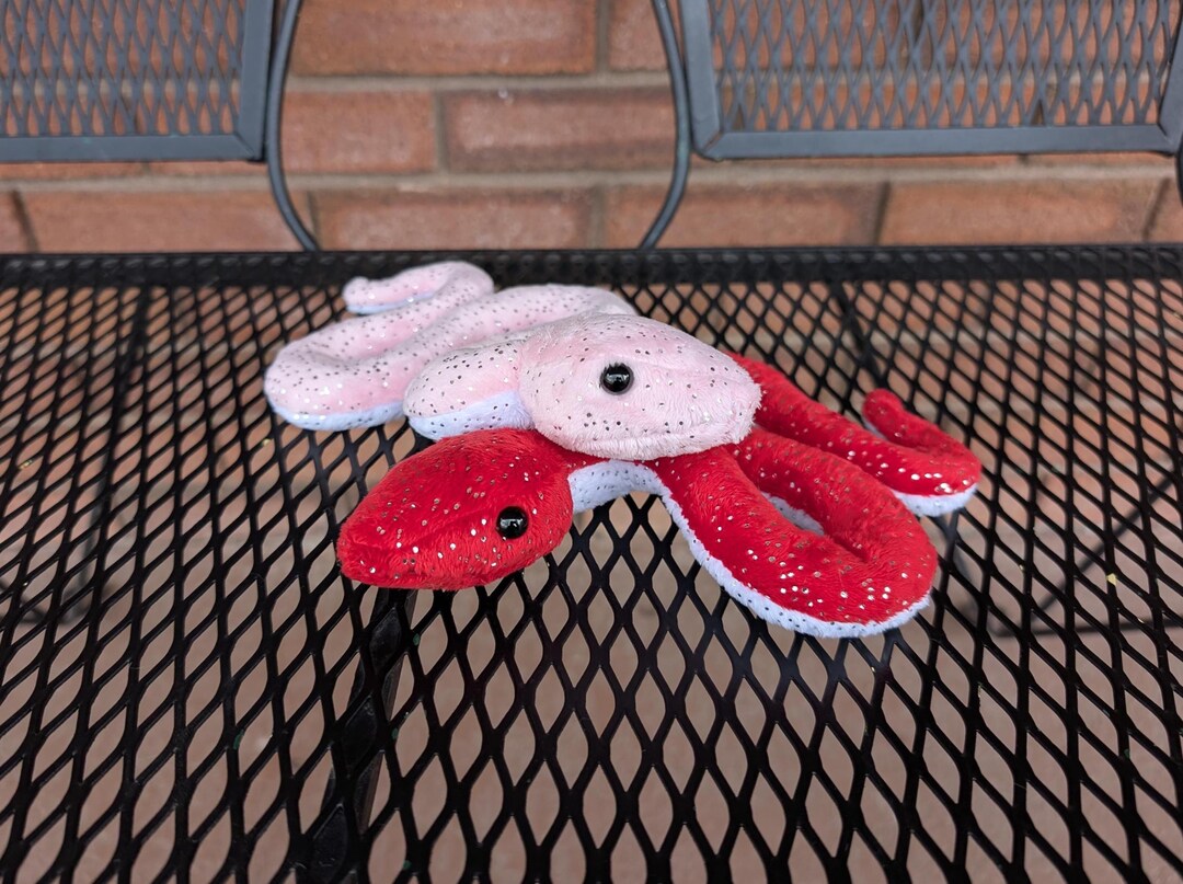 Magnetic Kissing Snakes Valentine Plush Set - Made to Order - Etsy