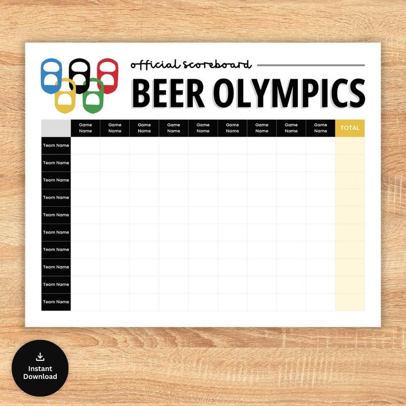 Sports Party Editable Scoreboard Sign Templates, Sports Game Scoreboard ...