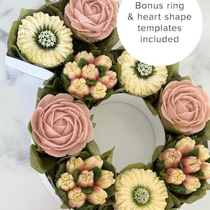 Cupcake Monogram Letter and Number Box Bundle, Instruction Guide ...