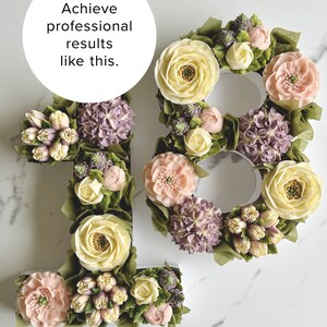 Cupcake Monogram Letter and Number Box Bundle, Instruction Guide ...