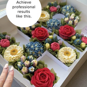 Cupcake Letter Boxes, Instruction Guide & Templates, Instant Download ...