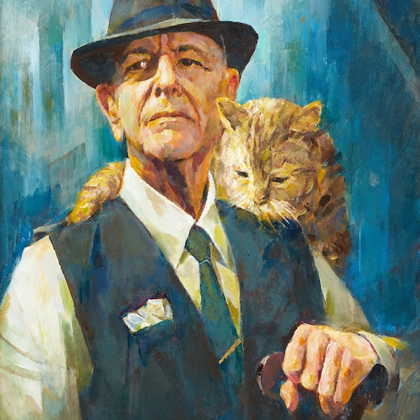 Leonard Cohen Art - Etsy