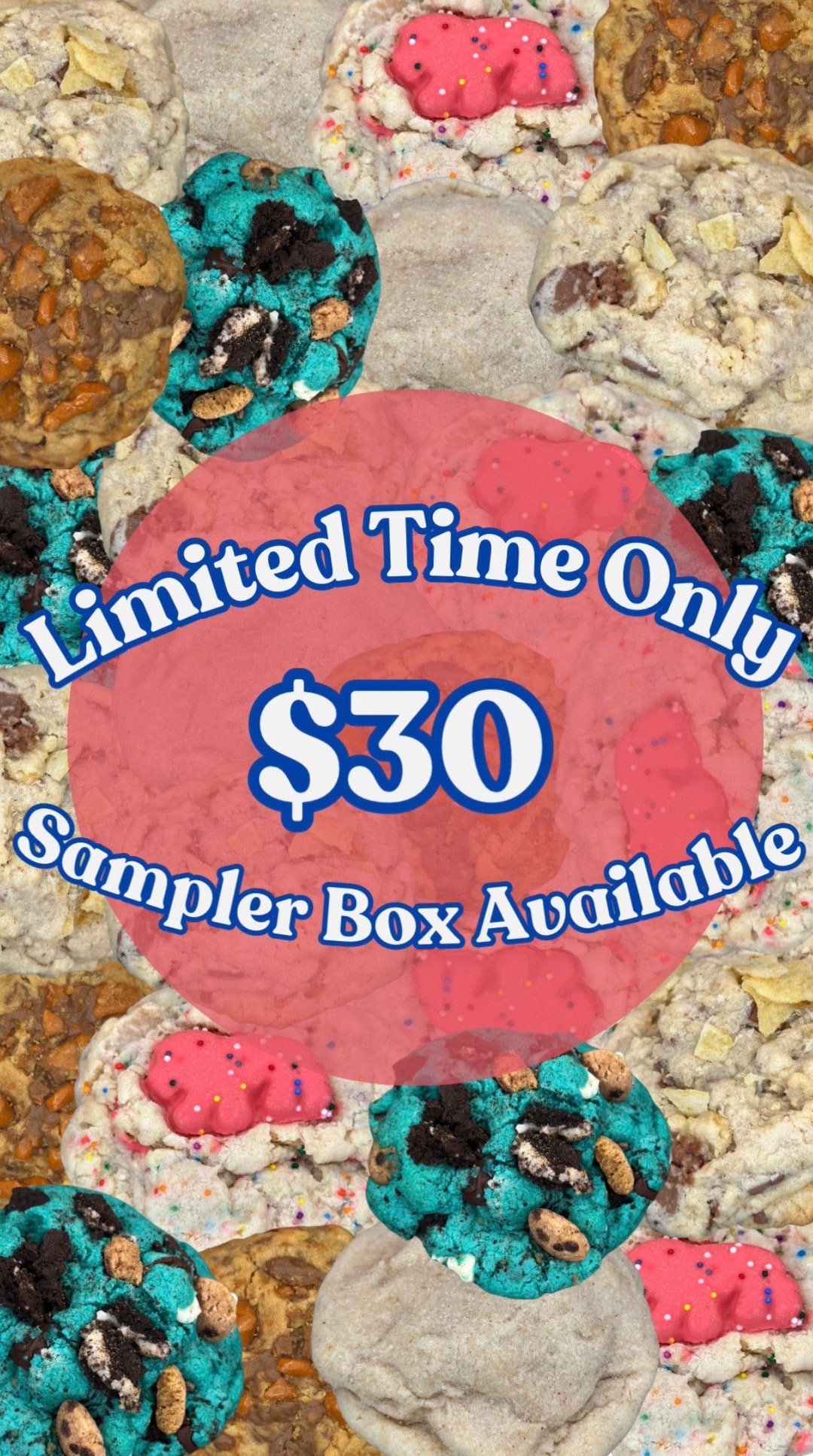 Jumbo Gourmet Cookies Sampler Box - Etsy