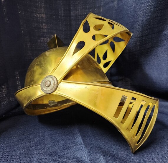 Vintage Replica Metal Medieval Knights Helmet - Gem