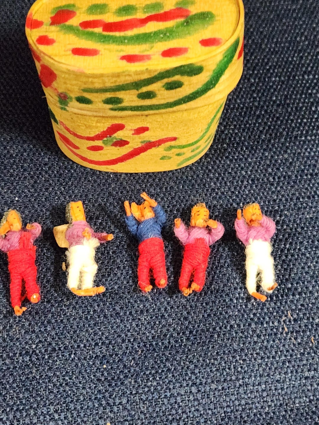 Vintage Set of Worry/trouble Dolls Made in Guatemala; Folk Art Dolls - Etsy