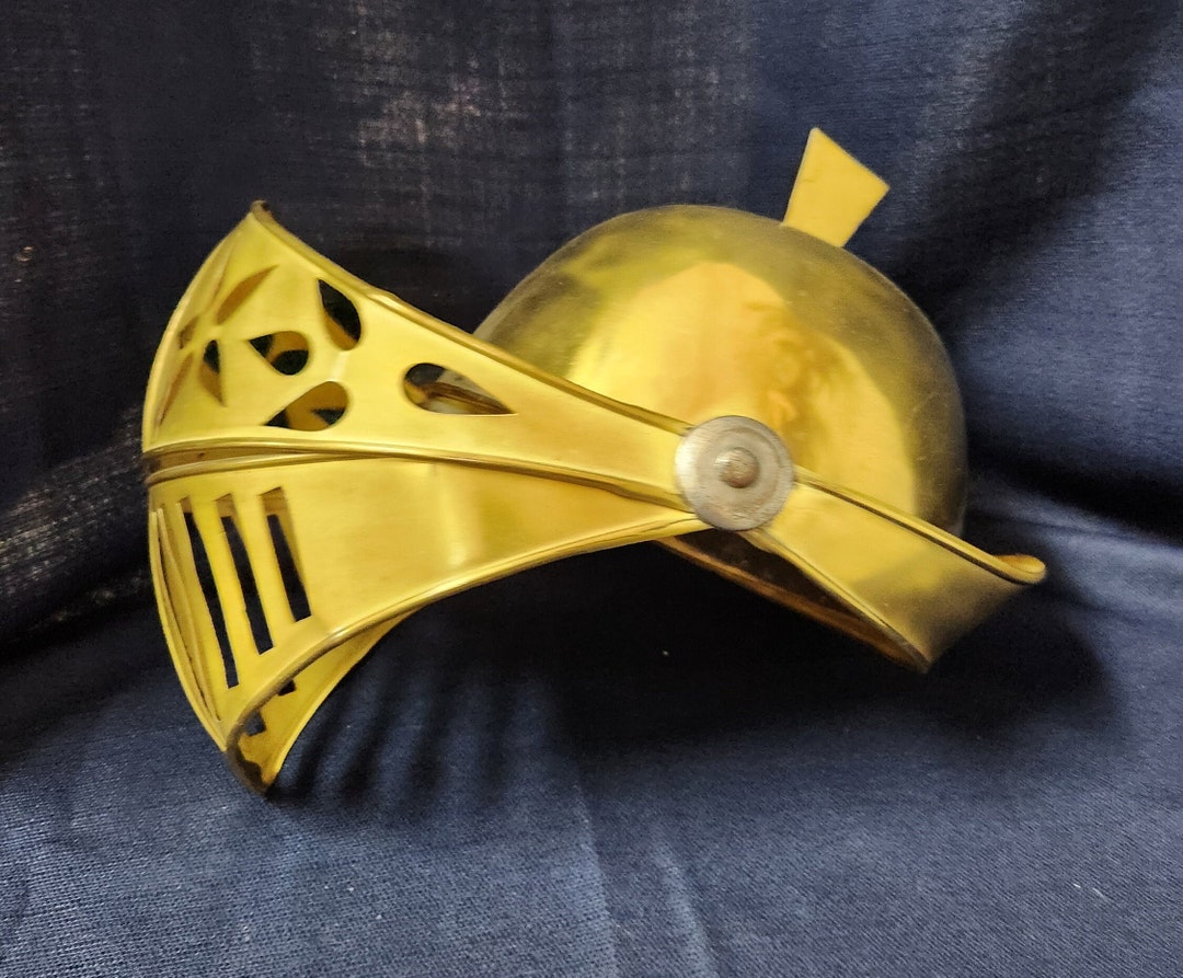 Vintage Replica Metal Medieval Knights Helmet - Etsy