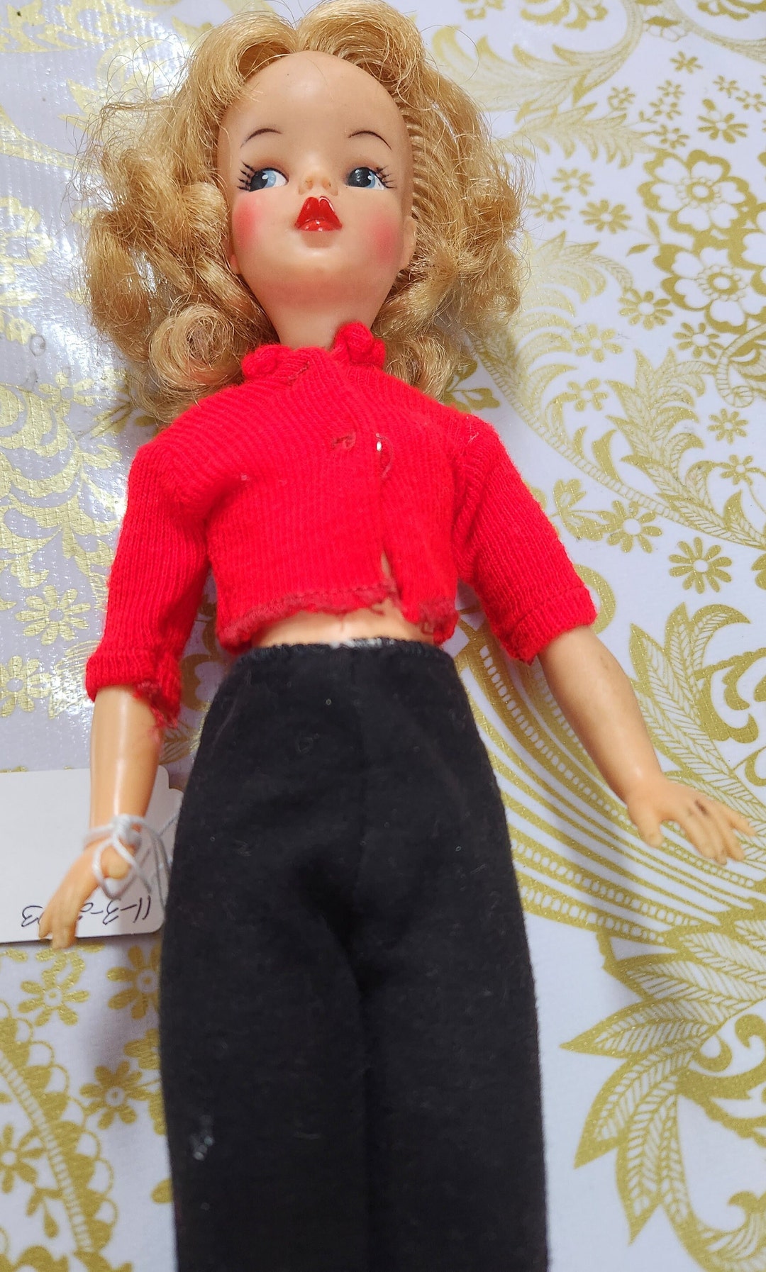 Vintage Ideal Tammy Doll, 12 Inch, Blonde Curly Hair - Etsy