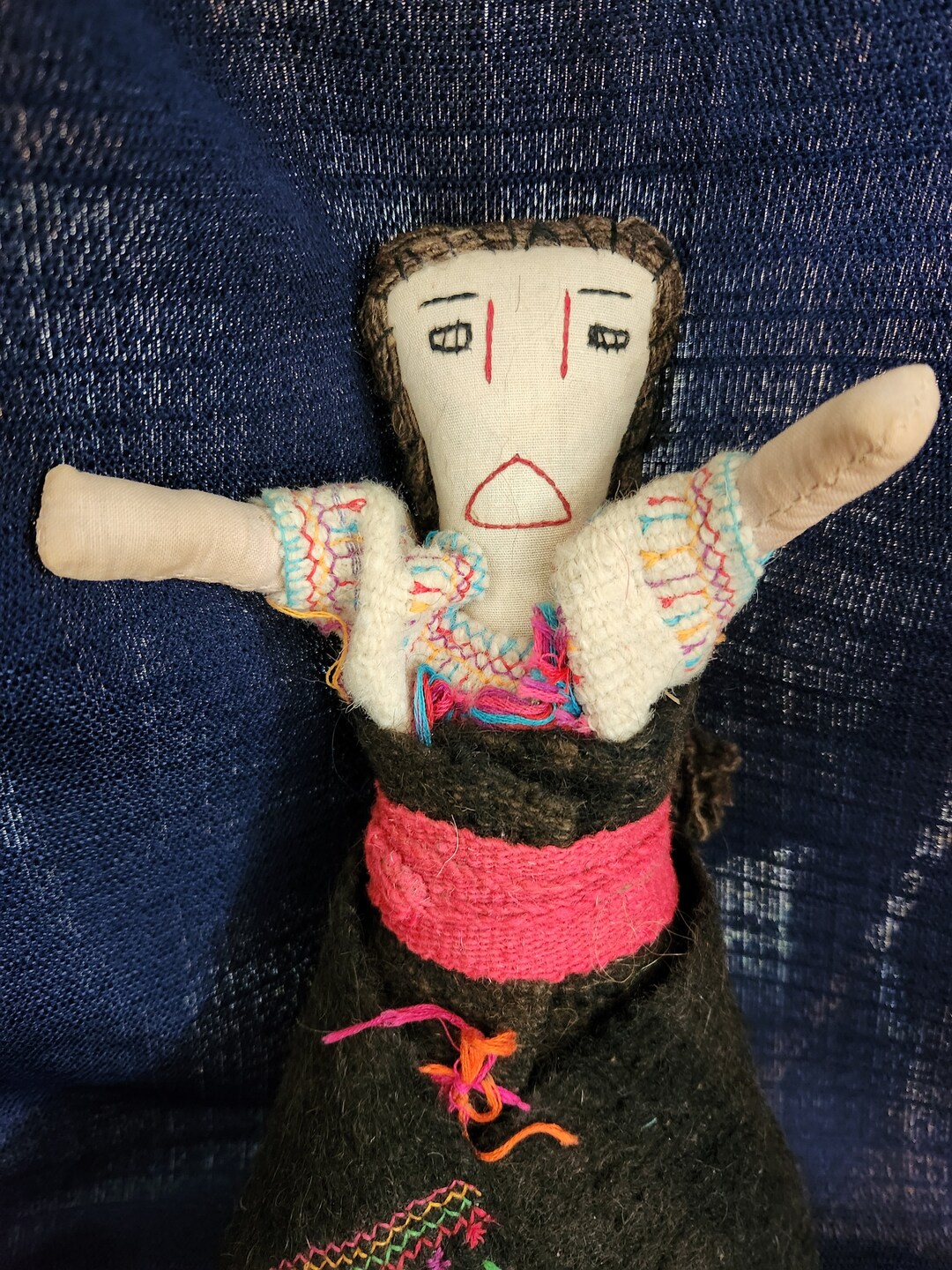 Handmade Chamula Zapatista Wool Doll; Mexican Folk Art Doll - Etsy
