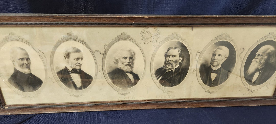 1903 W.L. Haskell Our American Poets Print - Etsy