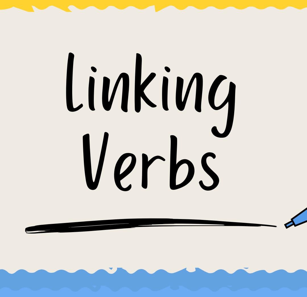 Verbs: Linking Verbs (worksheets & Quizzes) - Etsy