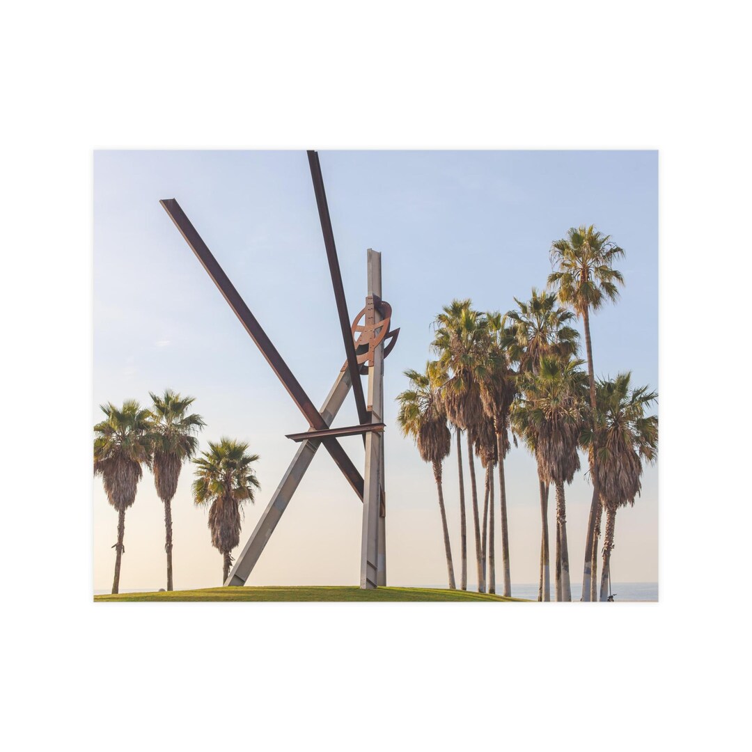 Venice Beach 'declaration' Sculpture Print 20x16 Cali Palm Photo ...