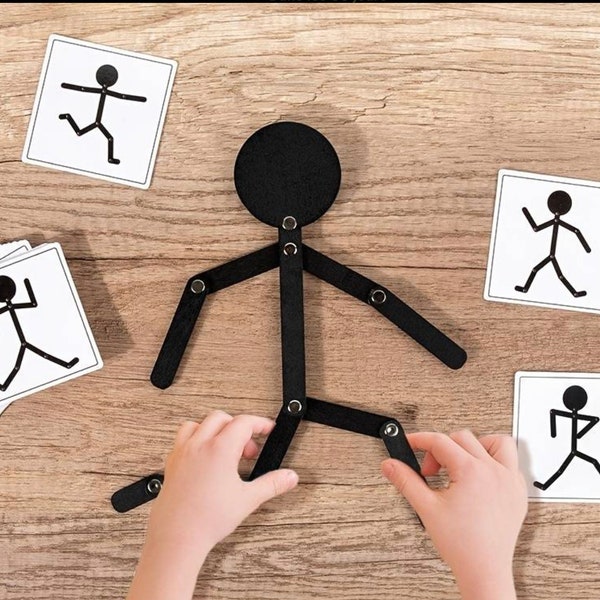 Wooden Acrobat Toy - Etsy