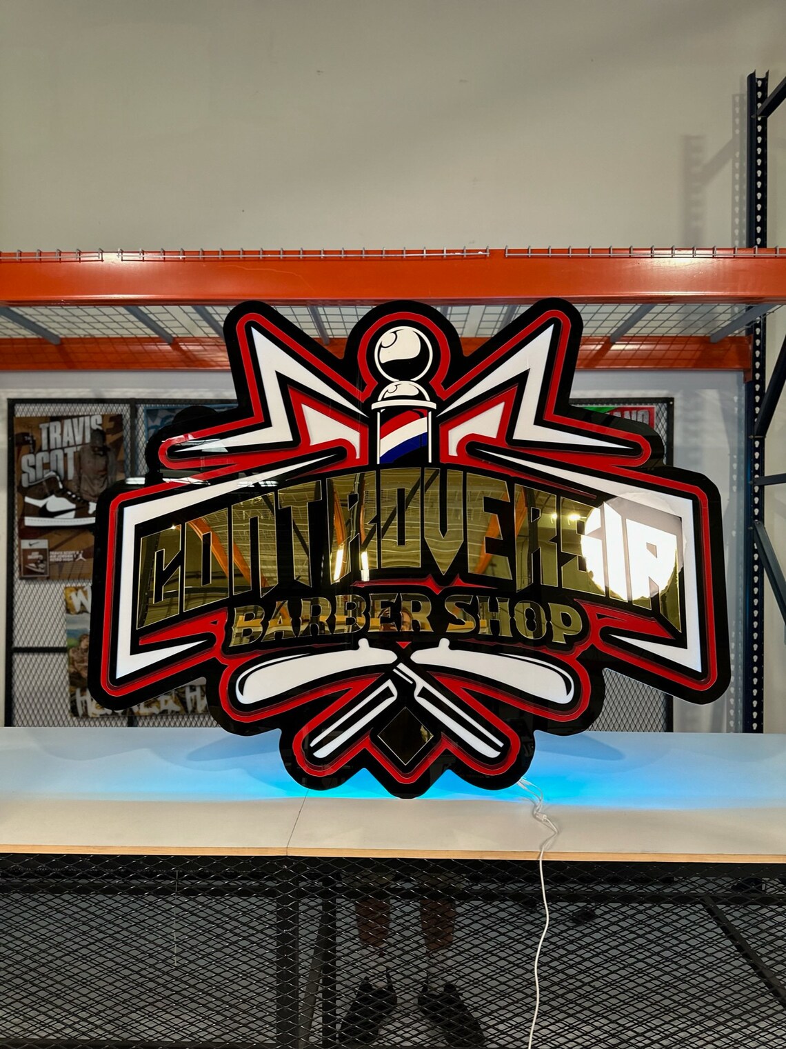 Custom 3D Multilayer Acrylic Business Sign: Home, Office, Game Room - Etsy